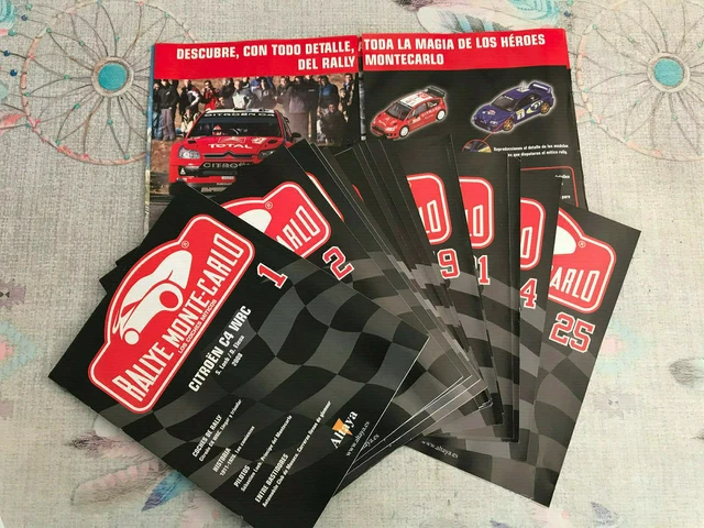 MINIATURE CAR LOT of 25 Spanish Paperback Rallye de Monte Carlo Altaya ...