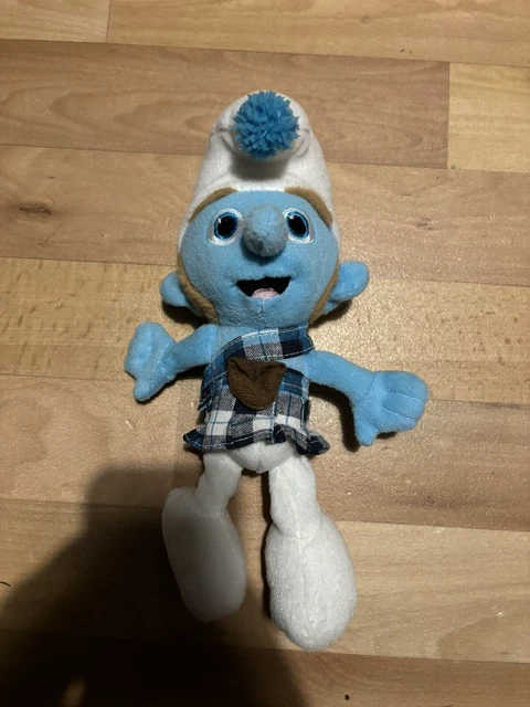 THE SMURFS GUTSY Smurf Scottish Plush Soft Toy £5.99 - PicClick UK