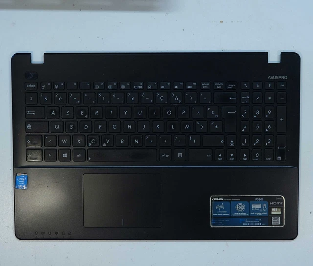 PLASTURGIE CLAVIER AVEC clavier inclus AZERTY Asus P550L EUR 89,90 ...