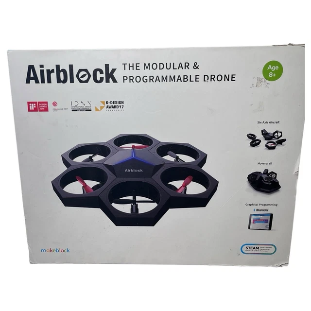 MAKEBLOCK AIRBLOCK MODULAR Programmable App Controlled Drone Hovercraft ...
