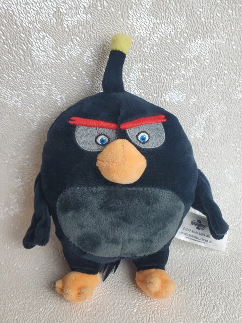 ANGRY BIRDS MOVIE 2 Bomb Black Bird Plush Approx. 7” 2019 Rovio Soft ...