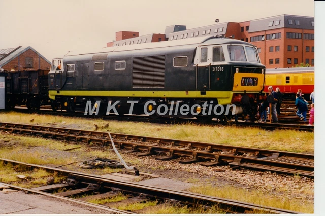 RAIL PHOTO CLASS 35 D7018 Hymek @ Cathay Open Day 22/6/91 £1.50 ...