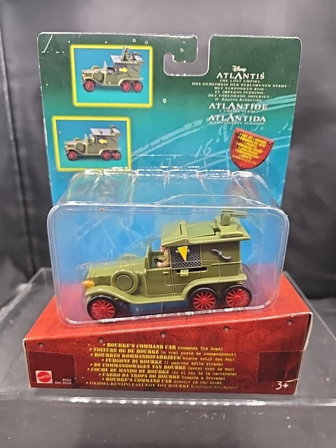 DISNEY'S ATLANTIS THE Lost Empire Rourke's Command Car Vehicle NIP ...