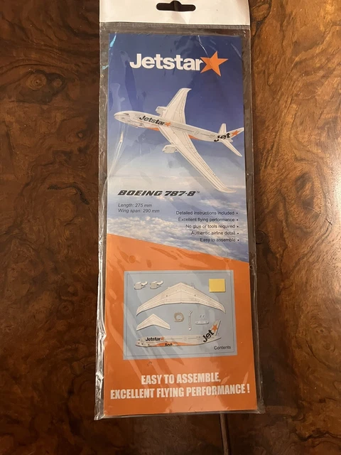 JETSTAR BOEING 787-8 Easy to Assemble Model Plane Aeroplane Kit *NEW ...