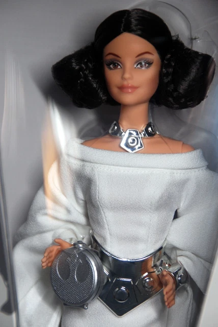 PRINCESS LEIA STAR Wars Barbie Doll Sle Retired Sealed W/Shipper Nrfb ...
