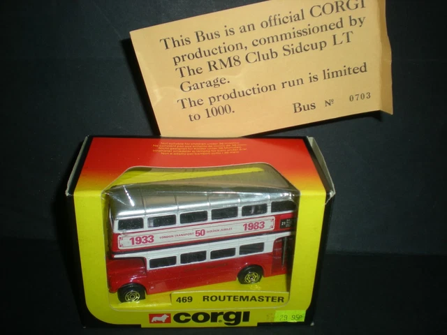 CORGI ROUTEMASTER BUS rare limited edition Sidcup Garage with ...