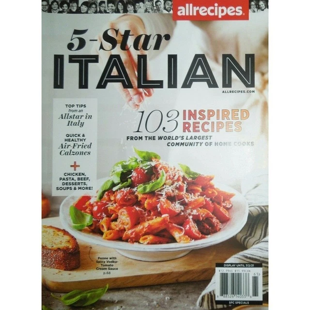 5-STAR ITALIAN ALL recipes 103 INSPIRED RECIPES allstar italy PASTA ...