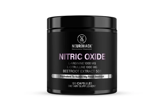 NEUROHACK NITRIC OXIDE Capsules – Beetroot Extract 50:1 120 count (Pack ...
