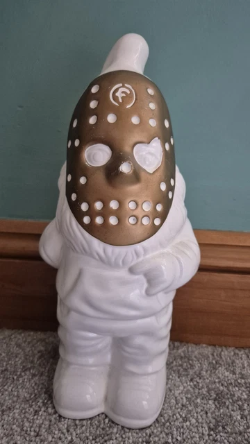 FIRETRAP GNOME CERAMIC Figure with Gold Mask & Axe. Approx 20cm tall £ ...