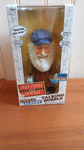 LARGE ONLY FOOLS And Horses Uncle Albert Talking Bobble Head New £15.99 ...