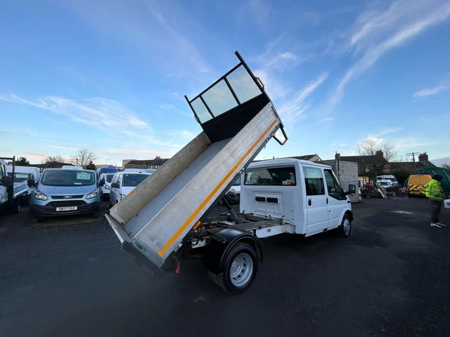 FORD TRANSIT 100 T350 2.2 TDCi RWD L2H1 MWB TIPPER Year MOT No VAT ...