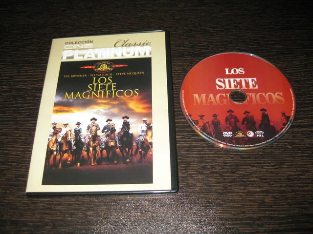 LOS SETTE MAGNIFICO DVD Yul Brynner Eli Wallach Steve Mcqueen - EUR 17,25 - PicClick IT