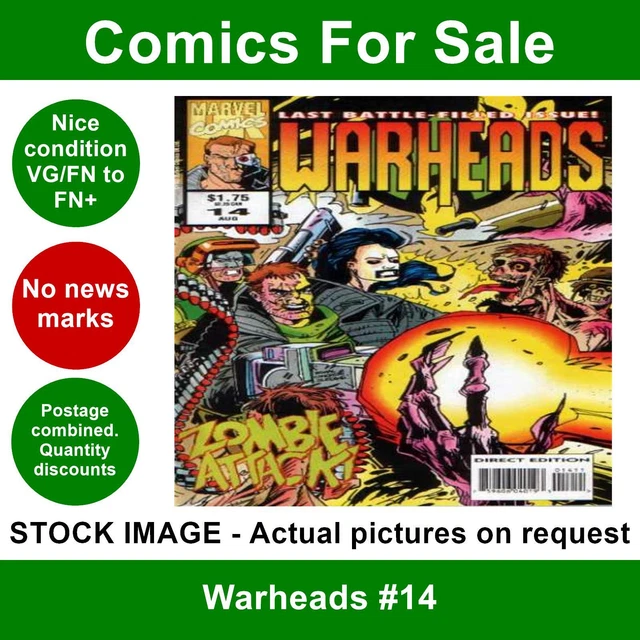 MARVEL WARHEADS #14 comic VG/FN+ 01 August 1993 - Final issue EUR 5,06 ...