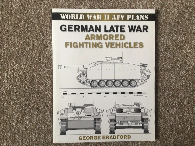 WORLD WAR II AFV Plans: German Late War Armoured Fighting Vehicles EUR ...