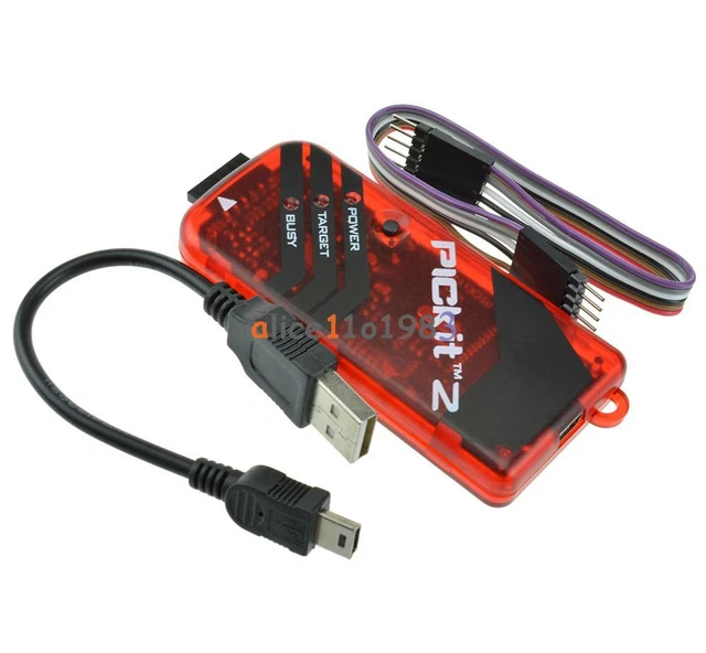 MICROCONTROLLORI PICKIT2 PIC KIT2 programmatore debugger per PIC24 PIC32 PIC dsPIC EUR 17,46 ...