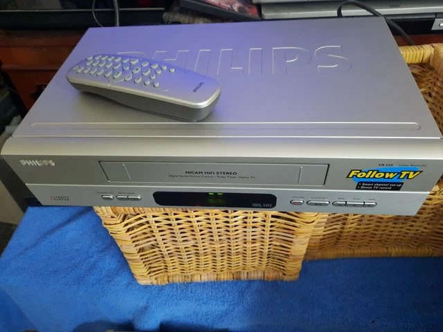 PHILIPS VR550 VIDEO Cassette Recorder Player - VHS Player Recorder With ...