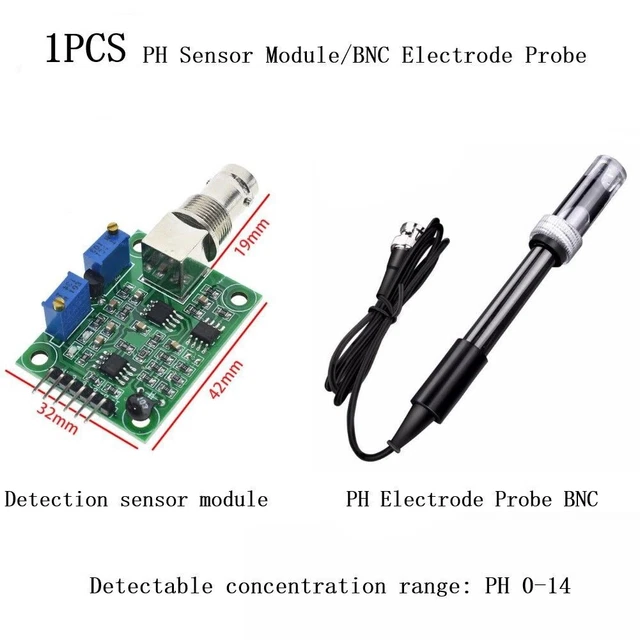 PH ELECTRODE BNC Connector For PH Meter Monitor Controller Replacement ...