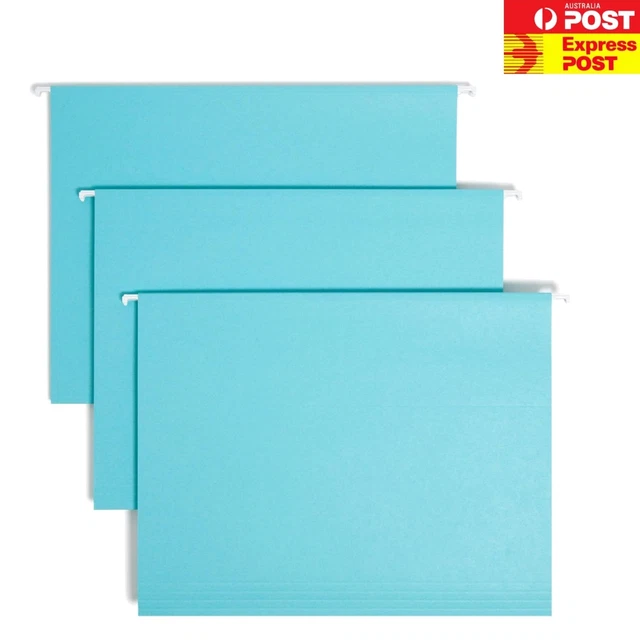 AQUA HANGING FILE Folders - 11-Point Stock, Perfect for Home and Office ...