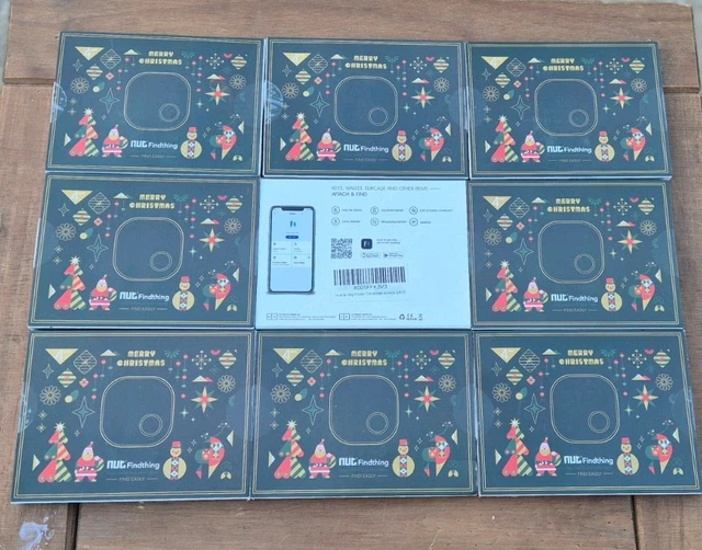 9X NUTALE KEY Finder Christmas 4-Pack Bluetooth Tracker Job Lot Bundle ...