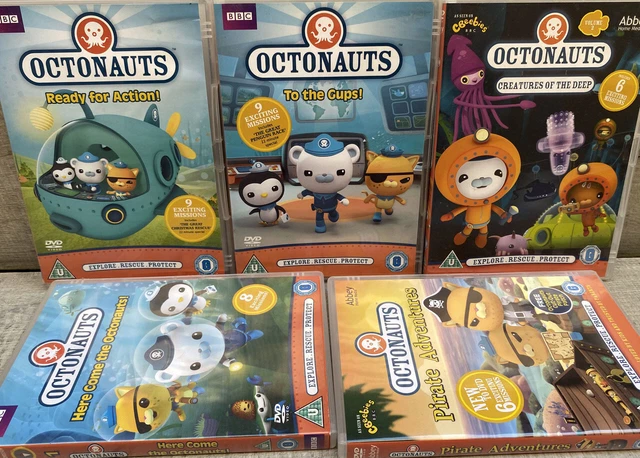 BBC CBEEBIES OCTONAUTS 5 DVD Vol 1-3 Creatures of the Deep Kids TV 396 ...