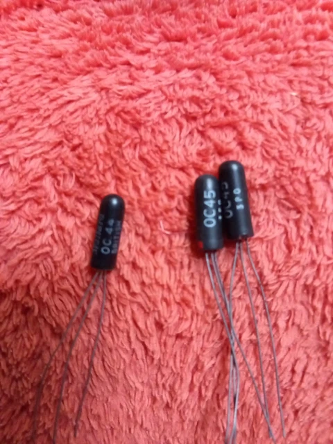 GENUINE MULLARD OC44 PNP GERMANIUM TRANSISTOR New Old Stock "Red Dot ...