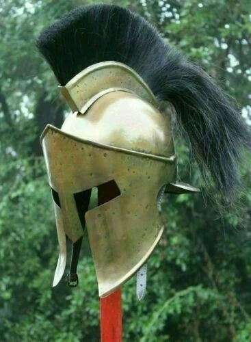 HALLOWEEN SPARTAN 300 King Leonidas Helmet Warrior Costume Medieval ...
