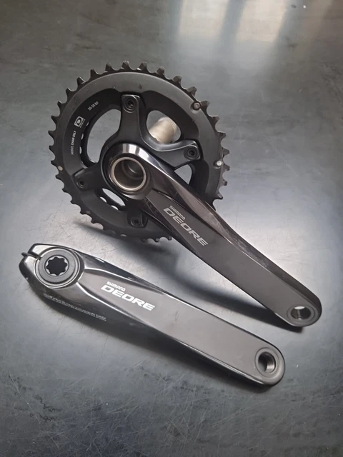 SHIMANO FC-M6000 DEORE 10 Speed Chainset - 36-26T - 175mm Crank Arm $117.84 - PicClick CA