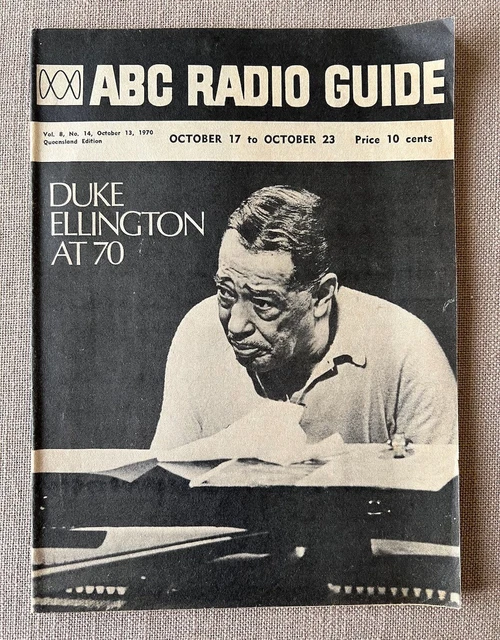 VINTAGE RADIO - rare collectable ABC Radio Guide Vol 8 No 14 - 13 Oct ...