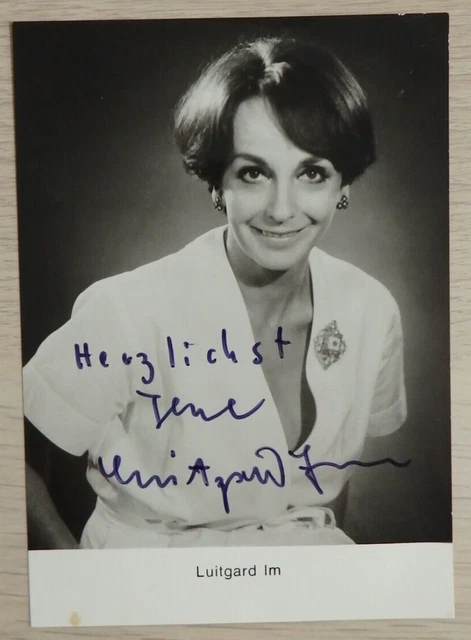 AUTOGRAMM DEUTSCHE FILM- und TV Schauspielerin Nicole Luitgard Im (86076) EUR 4,99 - PicClick DE