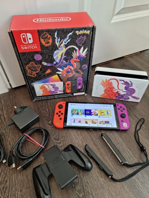 NINTENDO SWITCH OLED - Pokemon Scarlet and Violet Limited Edition ...