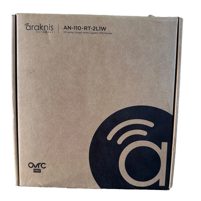 110-SERIES SINGLE-WAN GIGABIT VPN Router, ARAKNIS AN-110-RT-2L1W, New ...