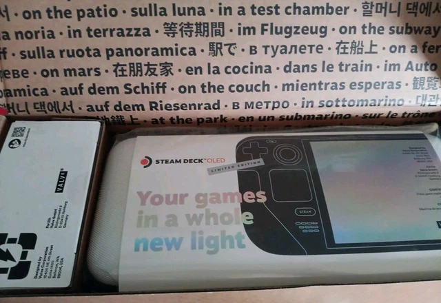 VALVE STEAM DECK OLED 1TB Handheld Console White LIMITED EDITION - FAST ...
