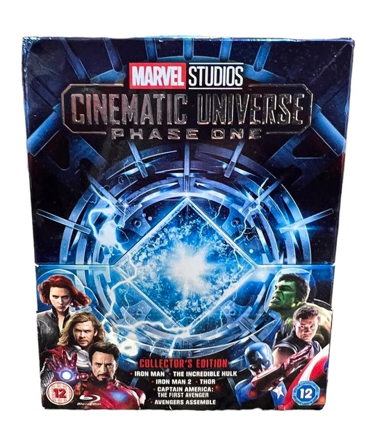 MARVEL STUDIOS CINEMATIC Universe Phase One Collector's Edition Blu-ray ...