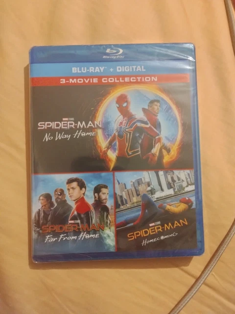 SPIDER-MAN, 3-MOVIE COLLECTION ( Blu-Ray+ Digital) Factory Sealed £15.54 - PicClick UK