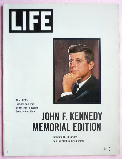 1963 LIFE MAGAZINE JFK Memorial Edition: His Biography & Most Enduring Words £5.27 - PicClick UK