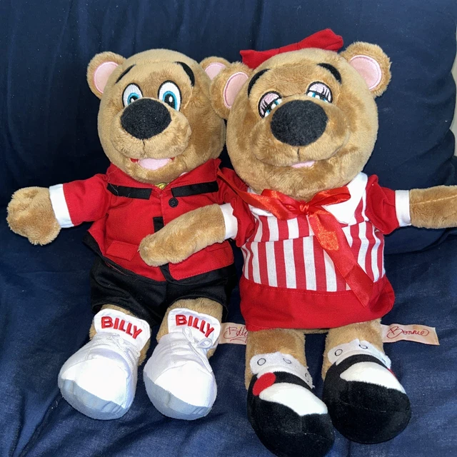 BUTLINS HOLIDAY BILLY & Friends ‘Bonnie’ and 'Billy' Bear Mascots Soft ...