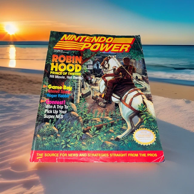 NINTENDO POWER MAGAZINE Volume Issue 26 July 1991 Robin Hood With ...