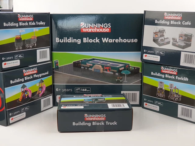 BUNNINGS WAREHOUSE BUILDING Block Complete Lego Set x6 £110.62 ...