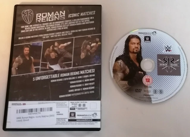 DVD - WWE Roman Reigns Iconic Matches DVD 2016 Roman Reigns Cert 12 PAL ...