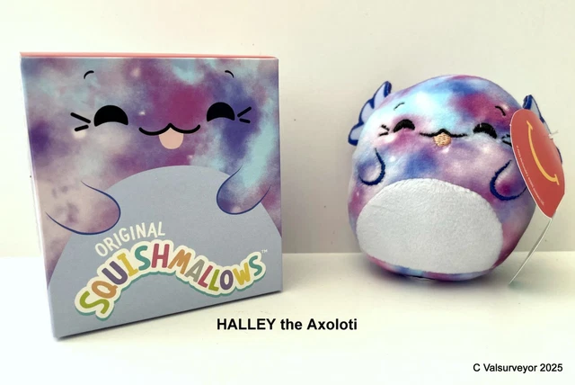 MCDONALD'S HAPPY MEAL UK 2025 SQUISHMALLOWS Brand New 'HALLEY the Axoloti' £8.98 - PicClick UK