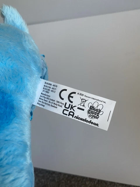 BLUES CLUES & You Peek A Boo Blue Plush Soft Toy 2020 Viacom ...