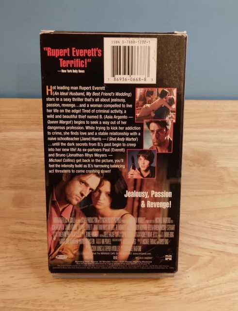 B. MONKEY (VHS, 1998) Asia Argento, Jared Harris, Rupert Everett £8.32 ...