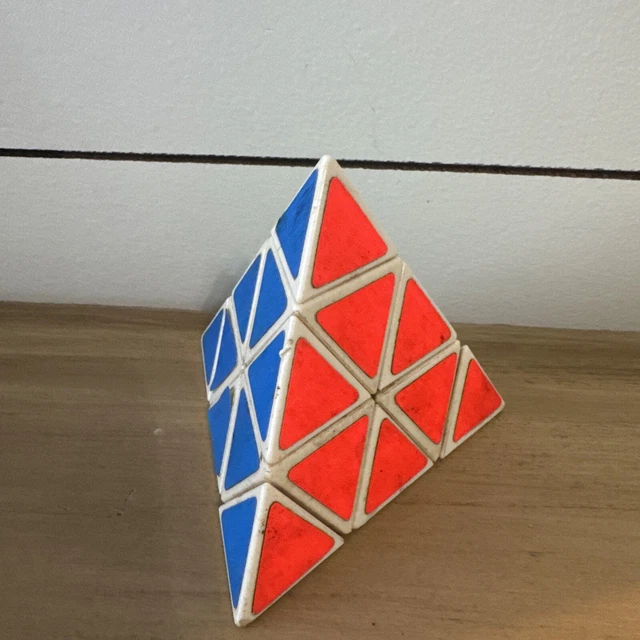 VINTAGE 1981 TOMY Pyramid Triangle Rubik's Cube Puzzle $10.00 - PicClick