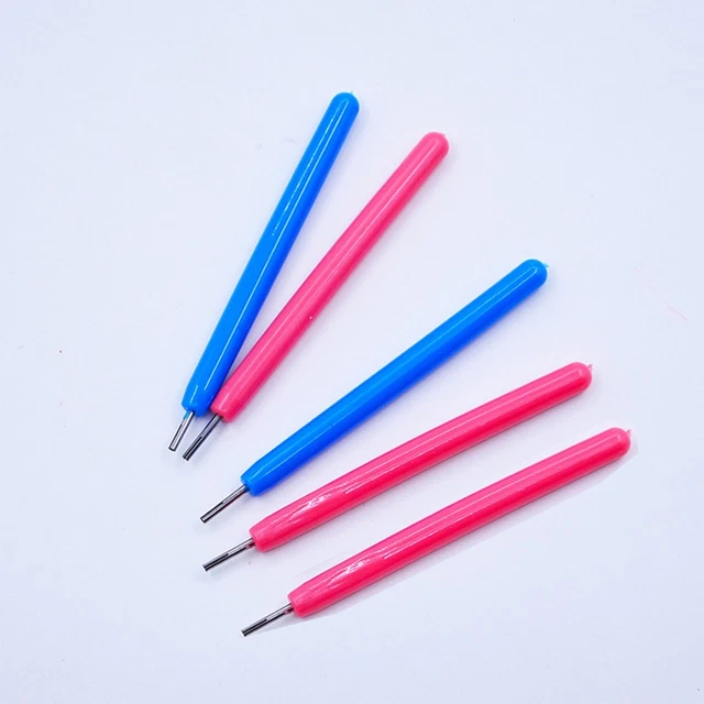 SET OF 3 Paper Quilling Kit Papercraft Needle Flower Making Tools Pens ...