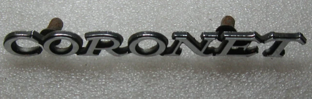 1960'S - 1970'S DODGE CORONET FENDER EMBLEM BADGE GENUINE FACTORY ...