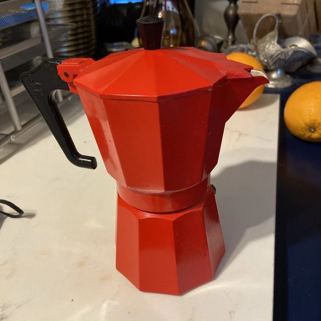VINTAGE PEZZETTI ITALIAN Coffee Espresso Maker Moka Pot Stove Top $33. ...