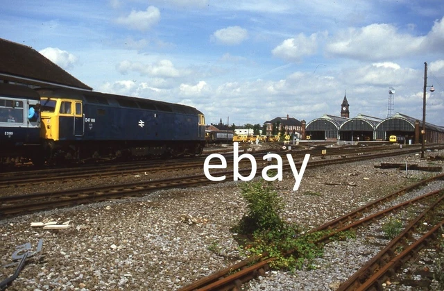 ORIGINAL 35MM RAILWAY SLIDE BR DIESEL 47146 AT DARLINGTON on 9/8/86. £3 ...