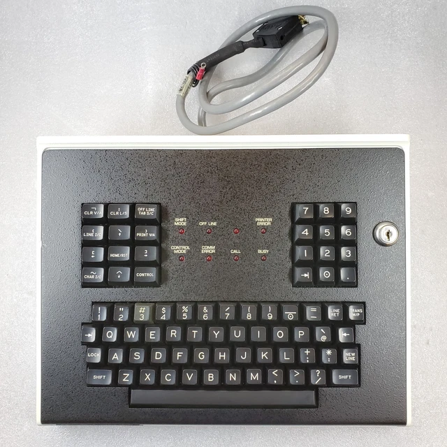 VINTAGE HONEYWELL TERMINAL Keyboard Model 104-11-01 | Hi-Tek High ...