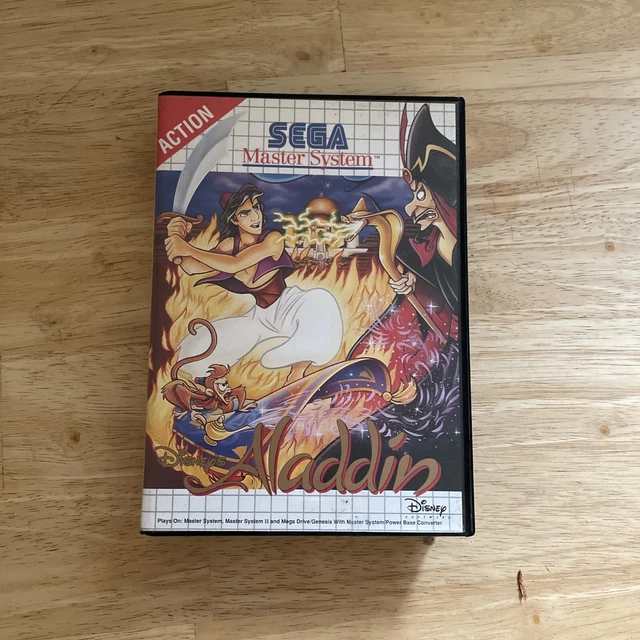 DISNEYS ALADDIN SEGA Master System Game Uk Pal Boxed (No Manual) £21.48 ...