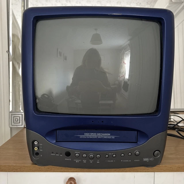 SAMSUNG 14& T1-14B7 VHS HQ TV Combo Video Retro Gaming Television CRT ...